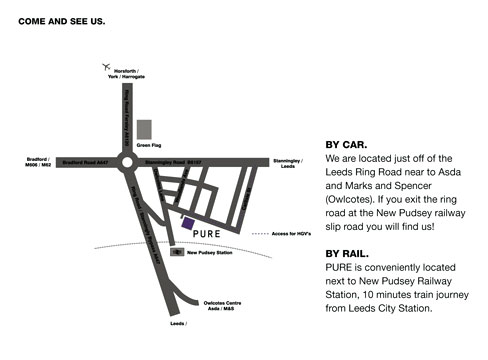 PURE MAP | Pure Creative Marketing Design Agency Leeds